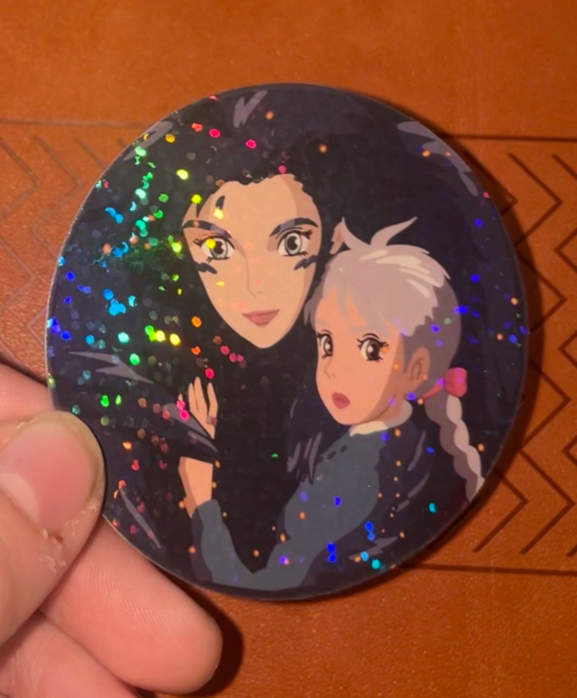Howls Moving Castle Sticker Sophie and Howl Sticker Ghibli - Etsy