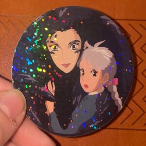 Howls Moving Castle Sticker Sophie and Howl Sticker Ghibli Sticker ...