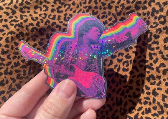 Jimi Hendrix Sticker Cool Stickers Rock and Roll Gift - Etsy