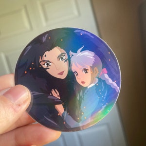 Howls Moving Castle Sticker Sophie and Howl Sticker Ghibli Sticker ...