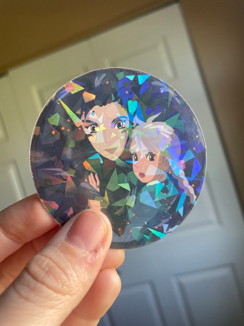 Howls Moving Castle Sticker Sophie and Howl Sticker Ghibli - Etsy