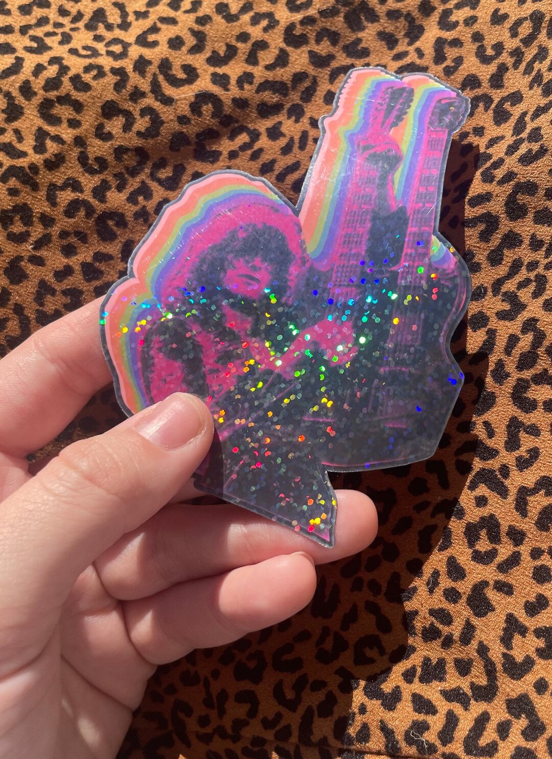 Led Zeppelin Sticker Jimmy Page Guitar Stickers Cool - Etsy