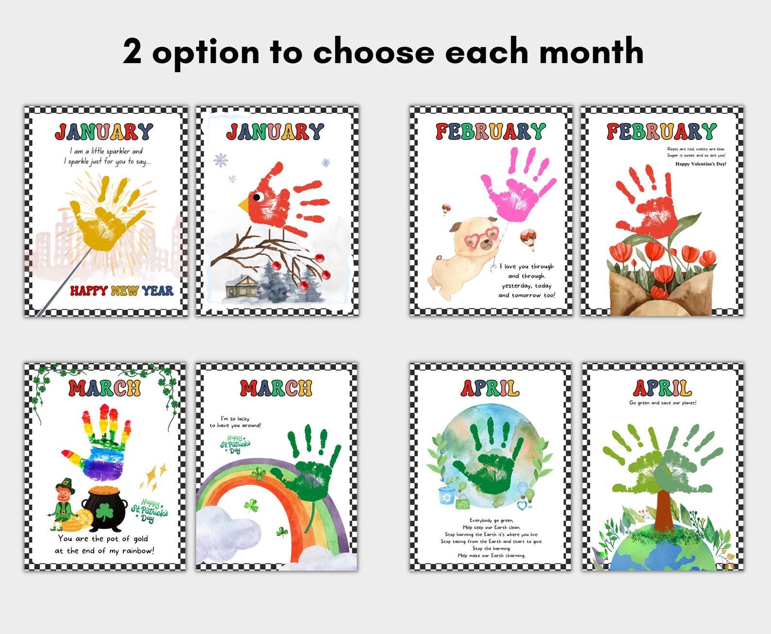 Handprint Memory Book Printable for Prek, Preschool Kindergarten 1st ...