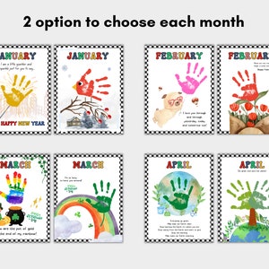 Handprint Memory Book Printable for Prek, Preschool Kindergarten 1st ...