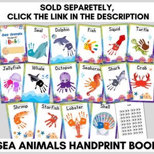 Woodland Animals Handprint Book, Printable Handprint Art, Preschool Pre ...