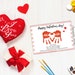 Happy Valentines Day Handprint Art, Kid Poem for Mom Printable Template ...