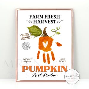 BUNDLE Handprint Craft, Autumn Fall Activity, Printable Handprint Craft ...