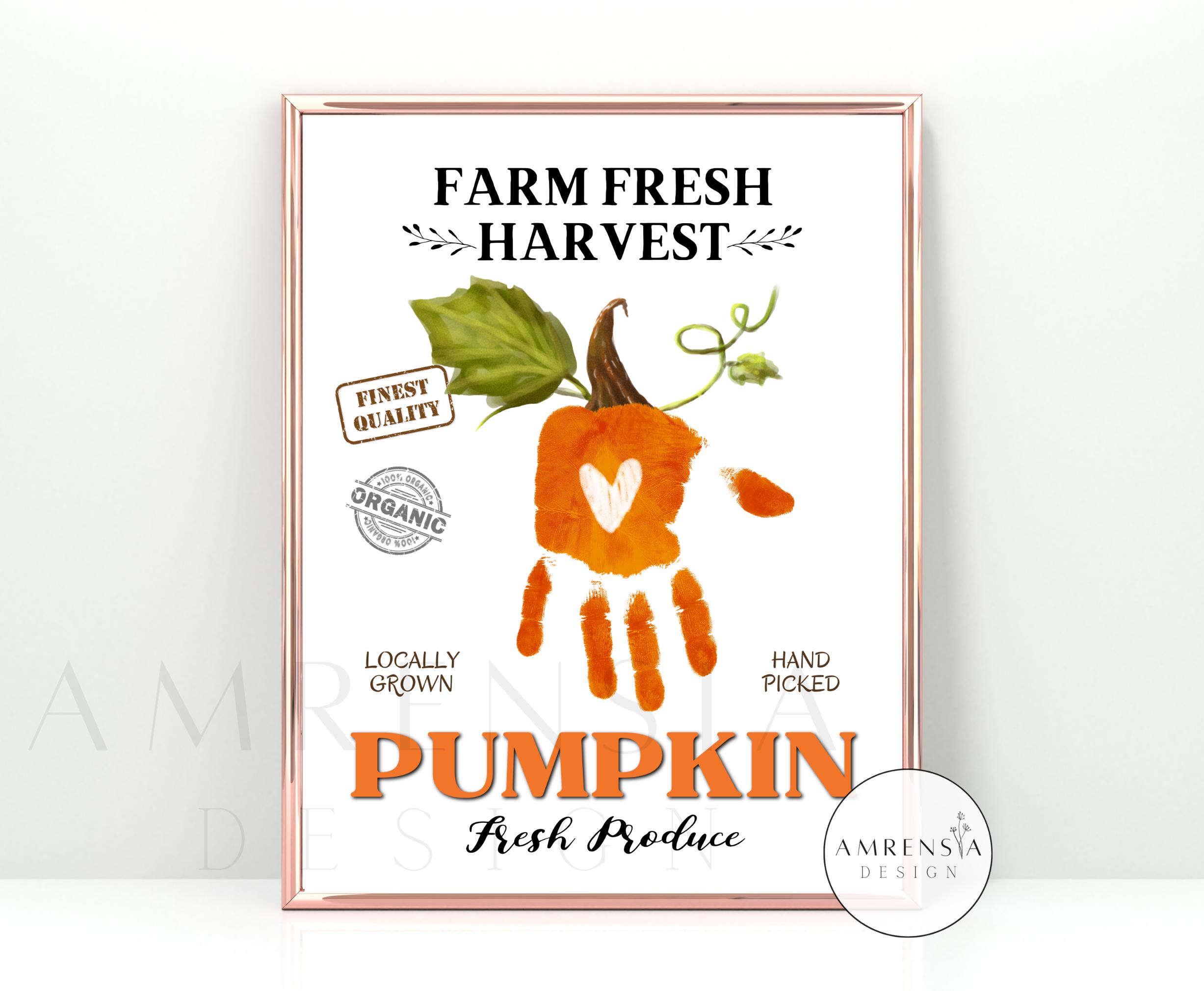 BUNDLE Handprint Craft, Autumn Fall Activity, Printable Handprint Craft ...