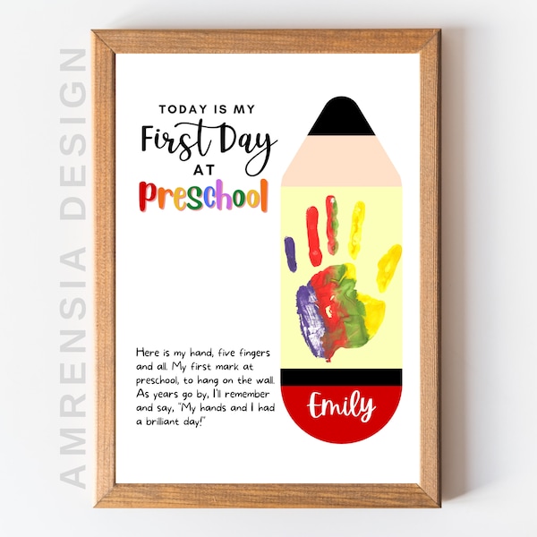 September Handprint Poem - Etsy