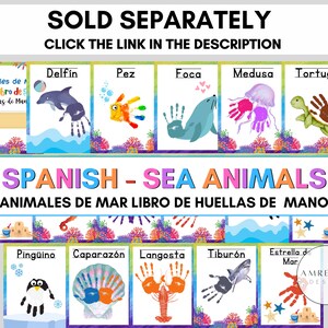 Libro De Huellas De Manos Del Alfabeto Navideño, A-Z Alphabet Christmas ...