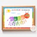 Caterpillar Handprint Art, Hungry for Knowledge, First Day of Preschool ...