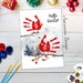 Hello Winter Handprint Art, Winter Handprint Craft, Home Decoration ...