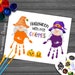 Halloween GNOMES Handprint Art, Happy Halloween Keepsake Craft ...