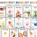Handprint Memory Book Printable for Prek Preschool - Etsy