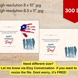 Easy Handprint Craft for Veterans Day, USA Flag, Happy Veterans Day ...