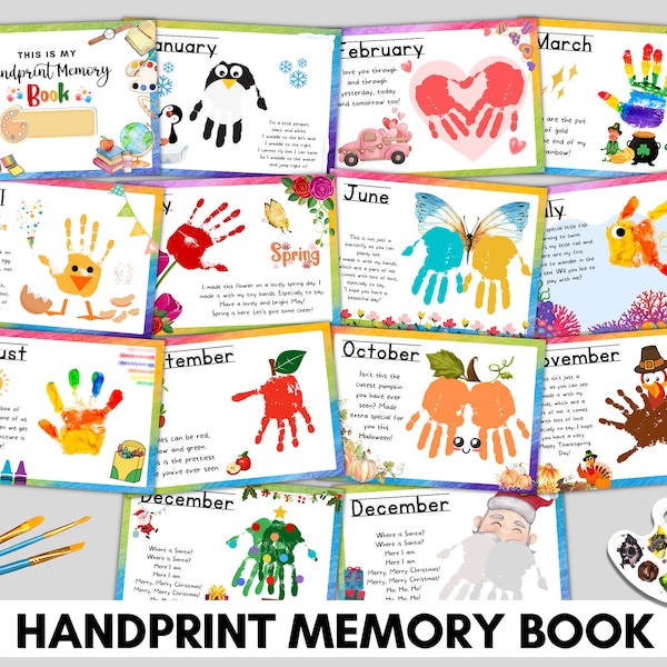 Printable Farm Animal Handprint Art - Etsy