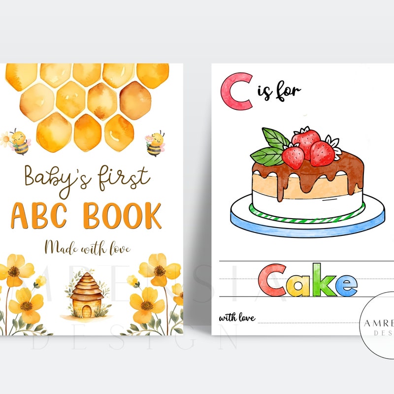 Honey Bee Alphabet - Etsy