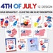 4th of July Handprint Art, Toddler Preschooler Craft (digital Download ...
