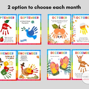 25 DESIGN Handprint Memory Book Printable for Prek, Preschool ...