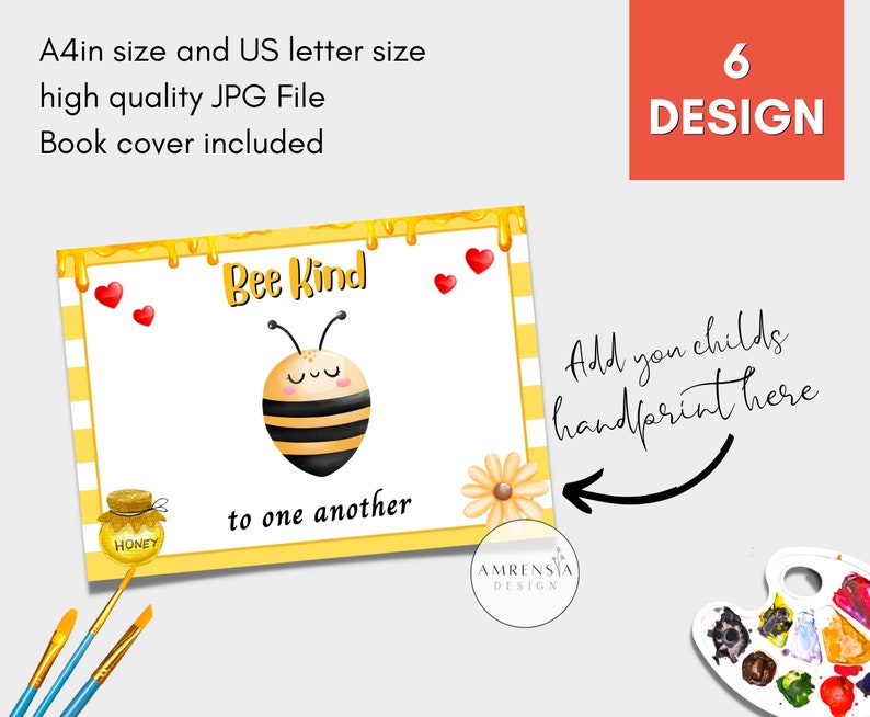 Bundle Kindness Handprint Art, Activity for Kindness Week, Printable ...