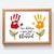 First Day of Pre-k Handprint Art, First Day of School, Handprint Pre-k ...