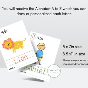 PERSONALIZED Baby Shower Coloring Book, Baby's First ABC Book, Sun ...