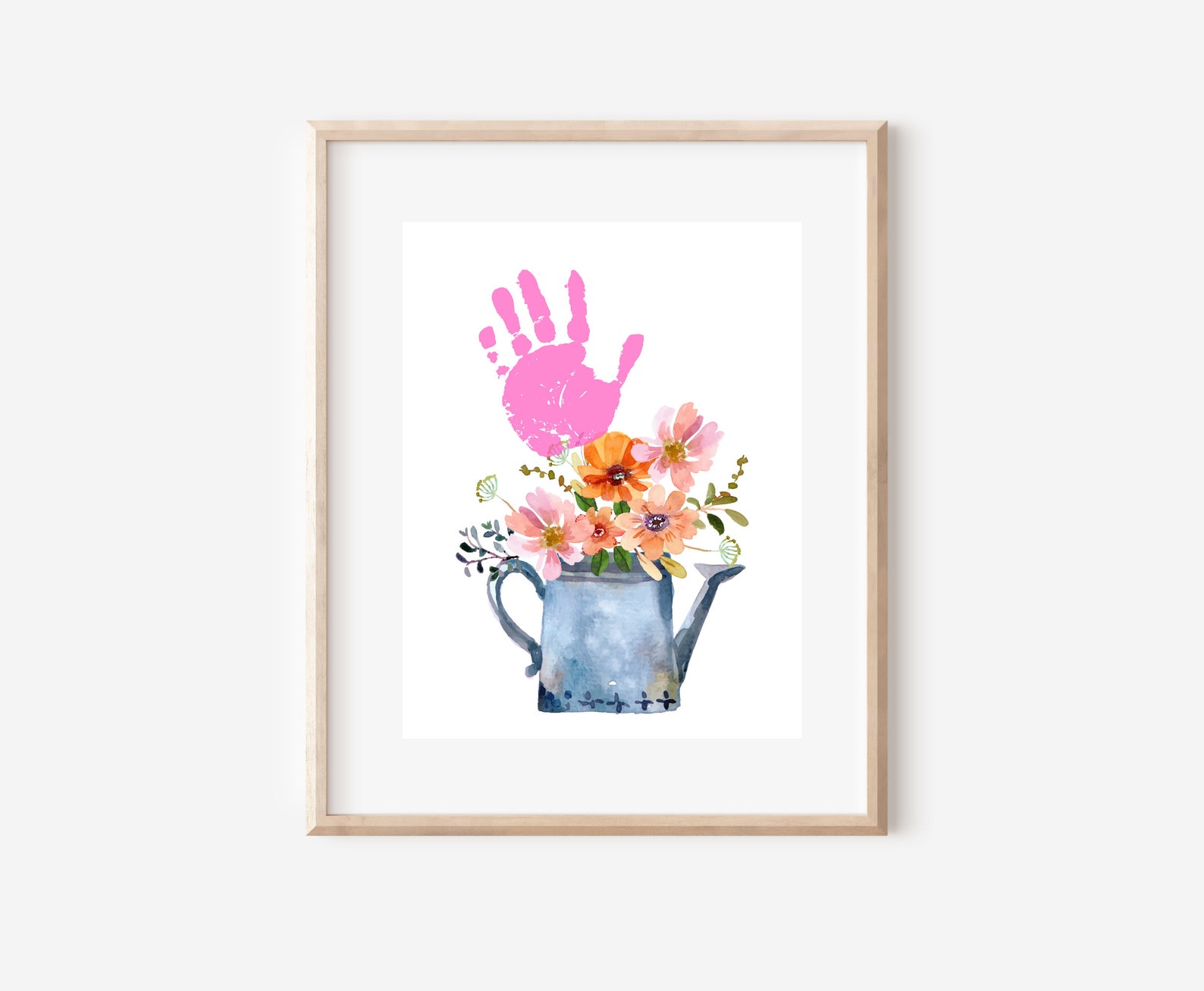 Teacher Appreciation Handprint Art Flower for Teacher Thank - Etsy