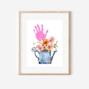 Teacher Appreciation Handprint Art, Flower for Teacher, Thank You ...