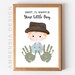 I Grill-y Love You, Fathers Day Handprint Keepsake for Dad, DIY ...
