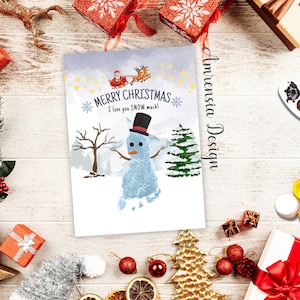 18 Design BUNDLE Christmas Craft Handprint Footprint Finger Art ...