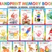 25 DESIGN Handprint Memory Book Printable for Prek, Preschool ...