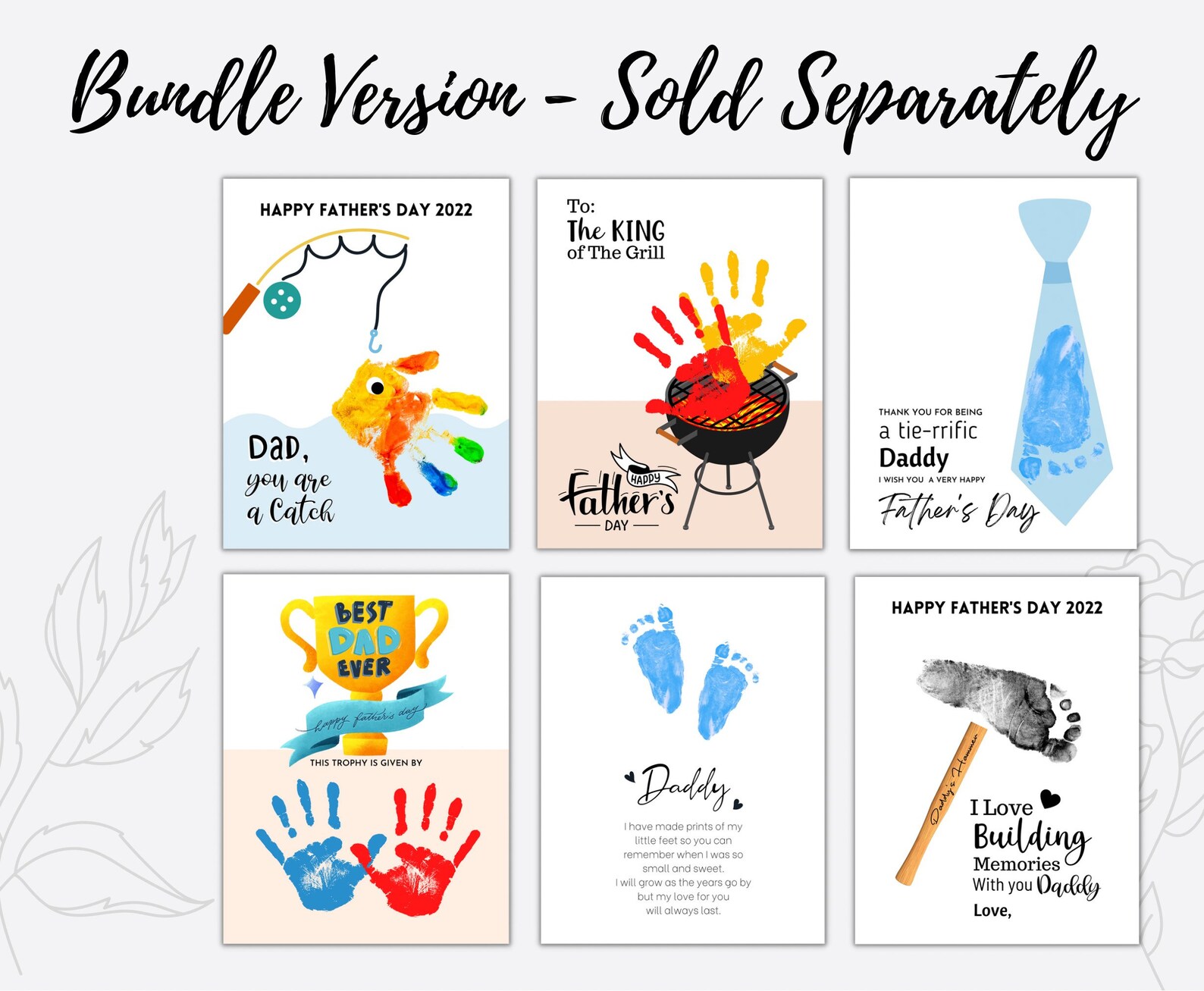 Hammer Footprint Art Father's Day Gift Birthday Gift for - Etsy