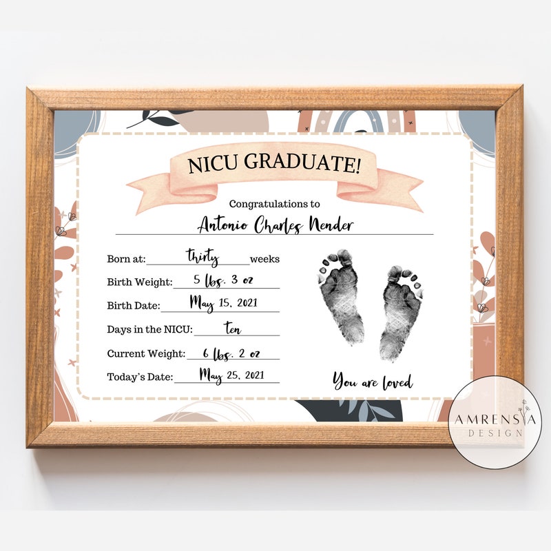 Nicu Graduate - Etsy
