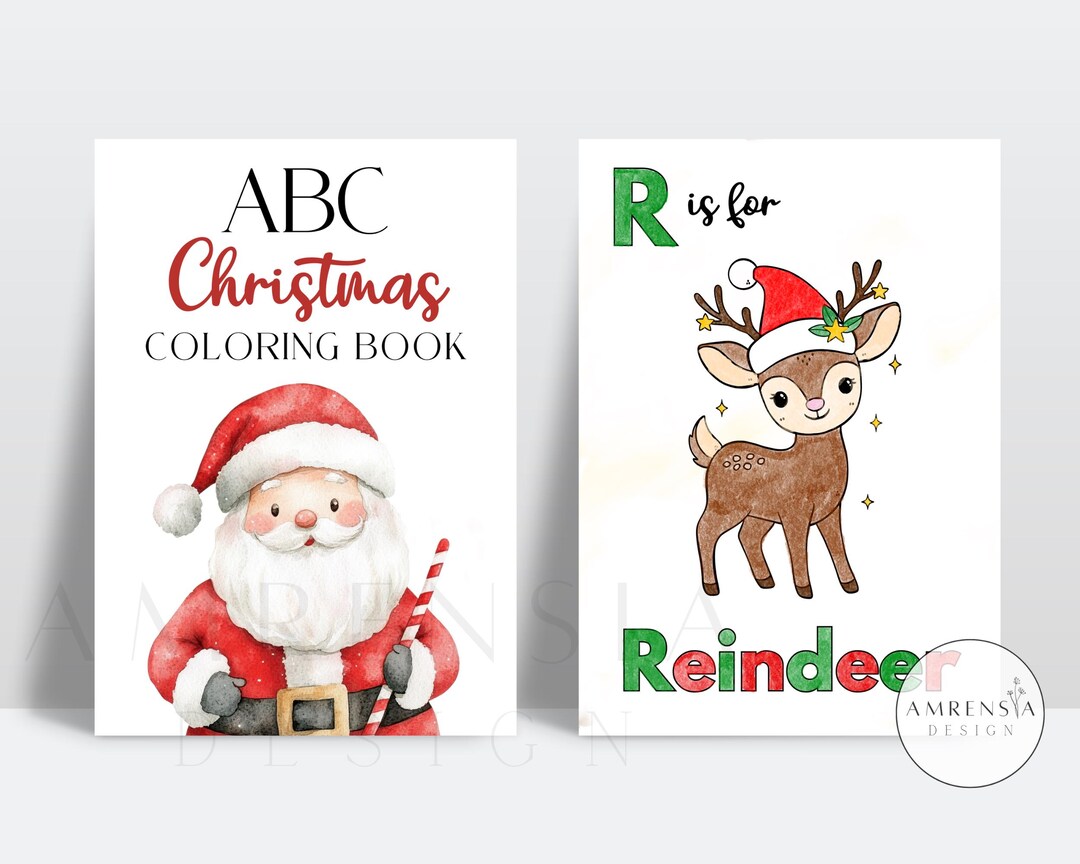 Abc Coloring Book, Christmas Coloring Page, Babys First Abc Book ...