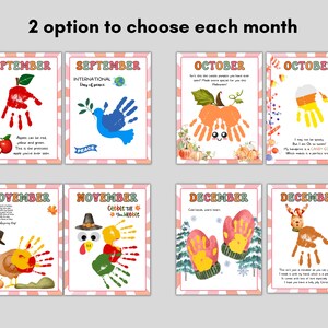 25 Design Handprint Memory Book Printable for Prek, Preschool ...