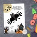 Bat Halloween Poem, Halloween Handprint Art, Happy Halloween Keepsake ...