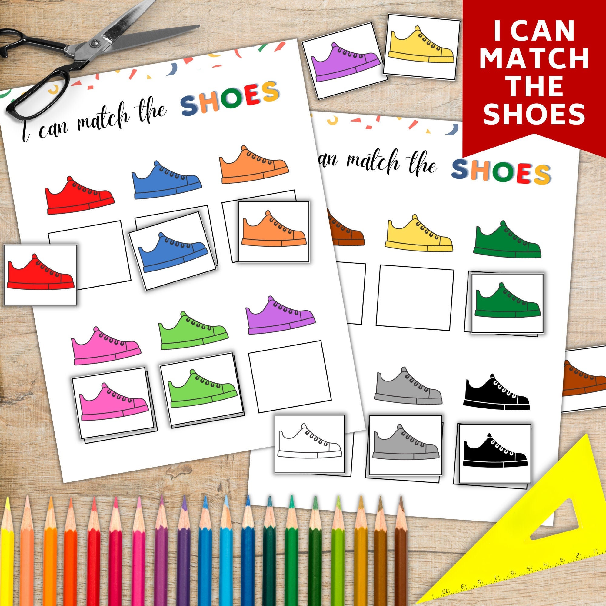 Shoe Matching Printable