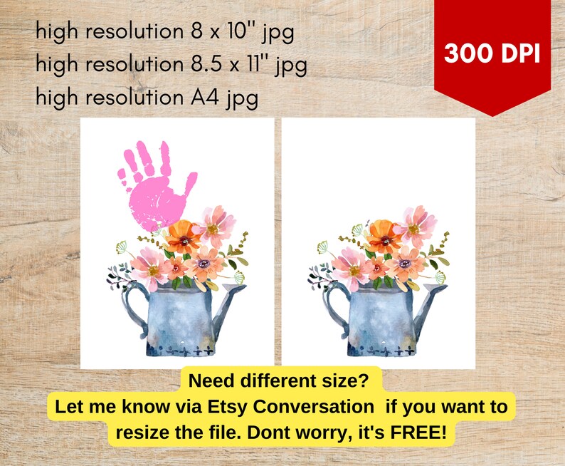 Teacher Appreciation Handprint Art Flower for Teacher Thank - Etsy