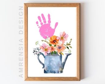 Sunflower Sunshine Handprint Printable Footprint Art Daycare - Etsy