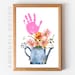 Teacher Appreciation Handprint Art, Flower for Teacher, Thank You ...