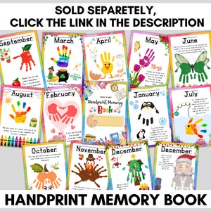 BUNDLE Handprint Craft, Autumn Fall Activity, Printable Handprint Craft ...