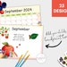 My Handprint Calendar 2024, Memory Book Printable for Prek, Preschool ...