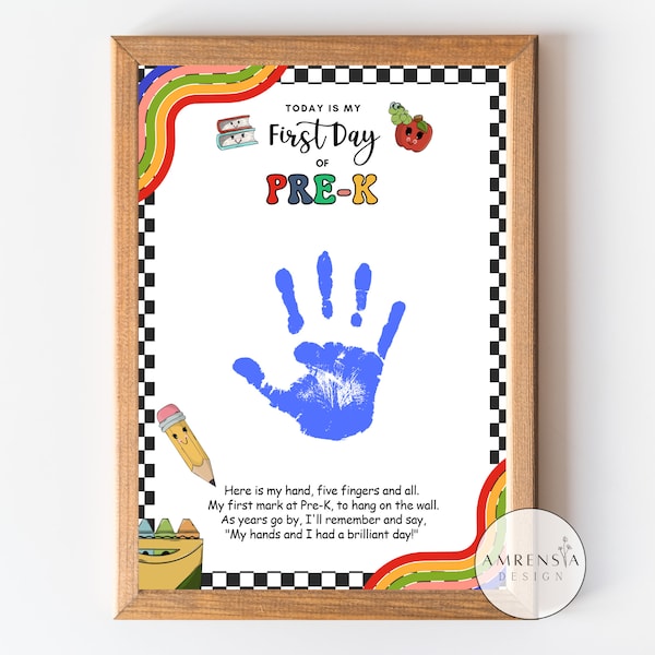 First Day of Pre K - Etsy