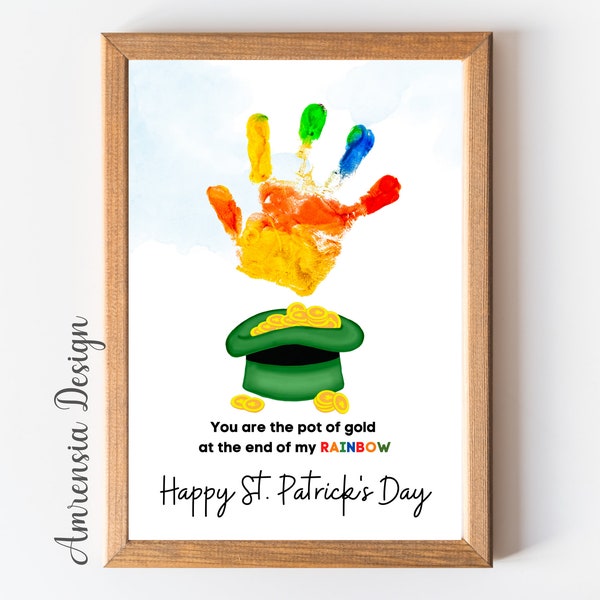 Pot of Gold Handprint - Etsy