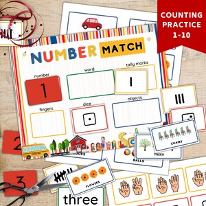 Learn Number Toddler 1-10, EYFS Resources, STEM Activity, Inperson ...