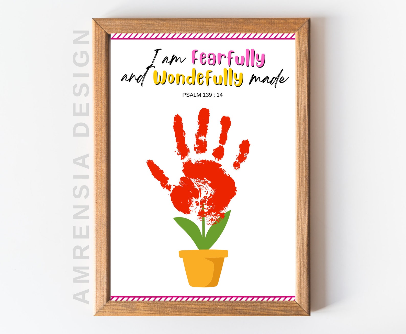 I Am Fearfully and Wonderfully Made, Sunday School DIY KID Craft ...