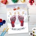 Christmas Handprint Art, Reindeer Footprint Art Winter Craft, Home ...