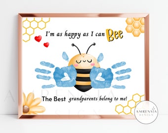 Grandparents Day Handprint Keepsake, Happy Grandparents Day, Grandma ...