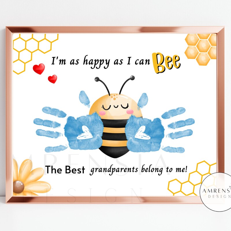 Grandparents Day Handprint - Etsy
