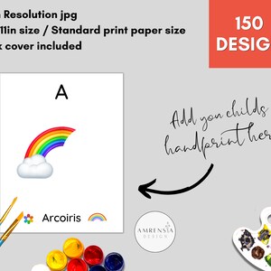 150 Design Spanish Craft Mega Bundle, Handprint Footprint Art Toddler ...